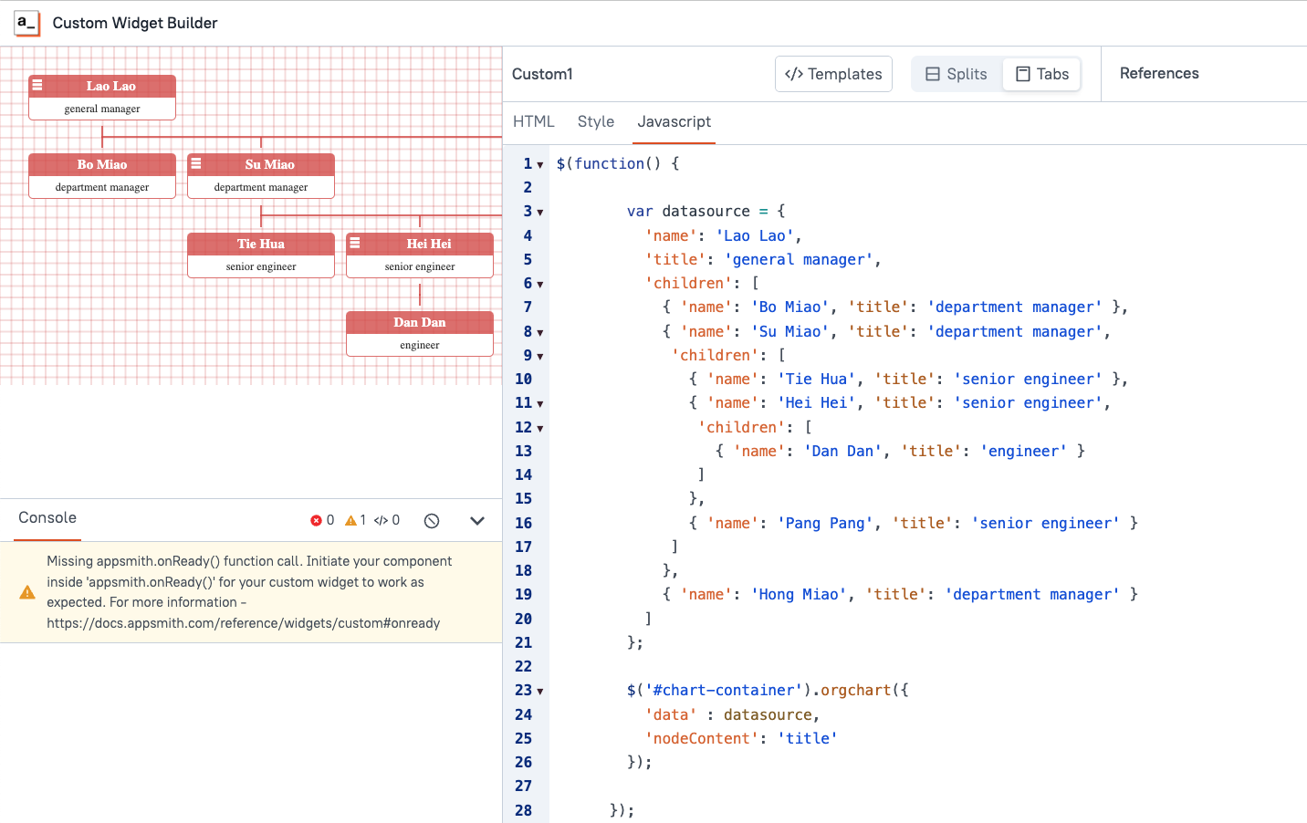 Generating An Organizational Chart From Airtable Data Appsmith Community Portal